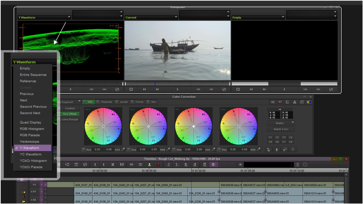 Color Correction in Avid - Using HSL & Y Waveform