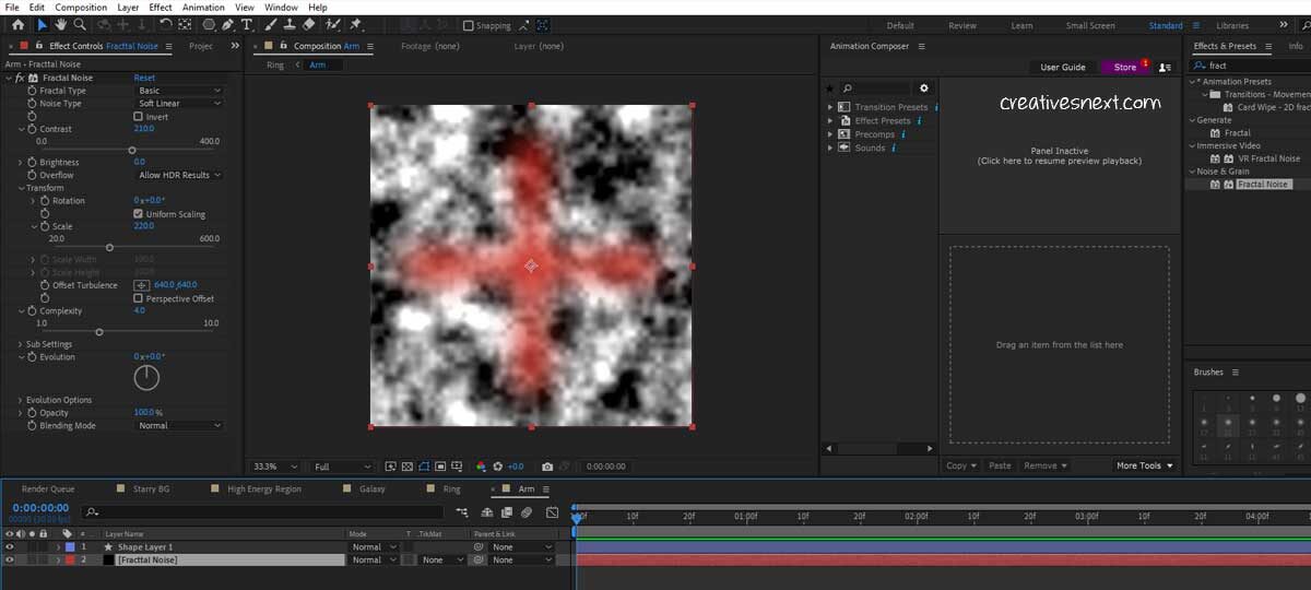 Space scenes in After Effects - Create Patterns of Astronomy