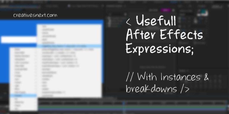 Useful After Effects Expressions - Part1 - Random Patterns & Code