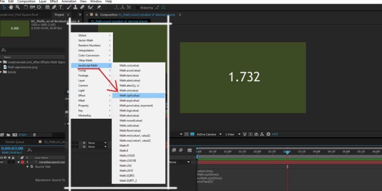 16 After Effects Expressions with Math Operators[JavaScript]
