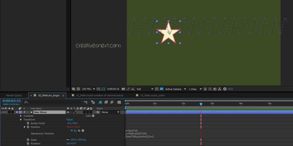 16 After Effects Expressions with Math Operators[JavaScript]