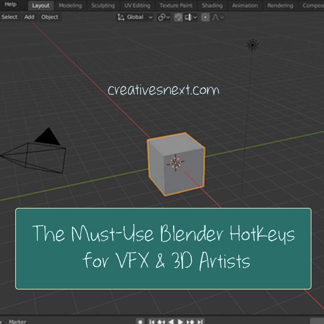 123 Blender Hotkeys for the VFX & 3D Artists [version 4.3]